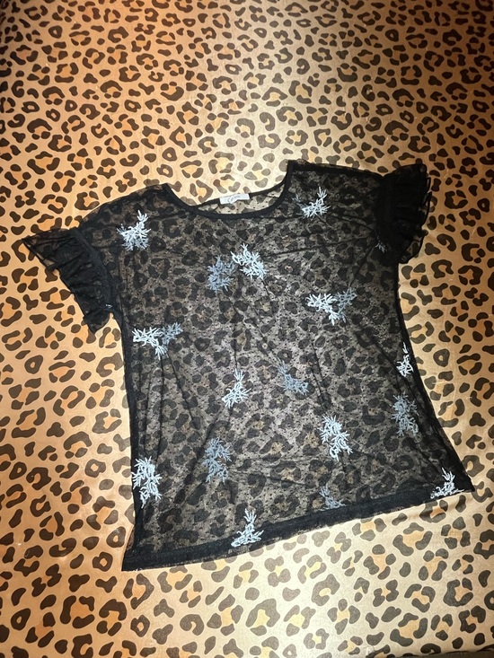 Maurices | Tops | Maurices Black Sheer Mesh Top | Poshmark
